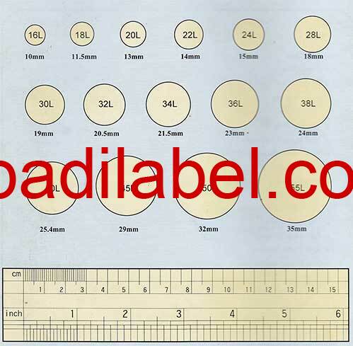 Ukuran Kancing - Pabrik Kancing